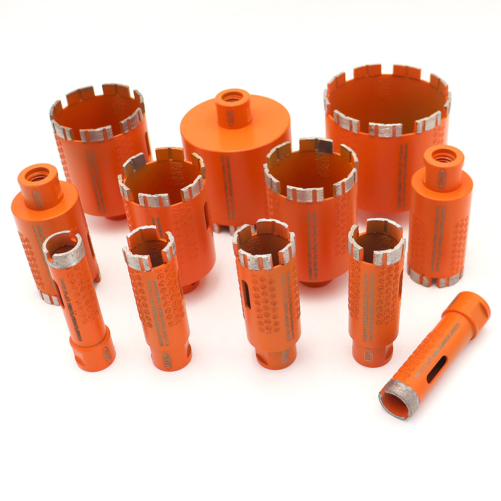 BGTEC Welded Diamond Drill Core Bits with 5/8-11 Thread for Marble ...