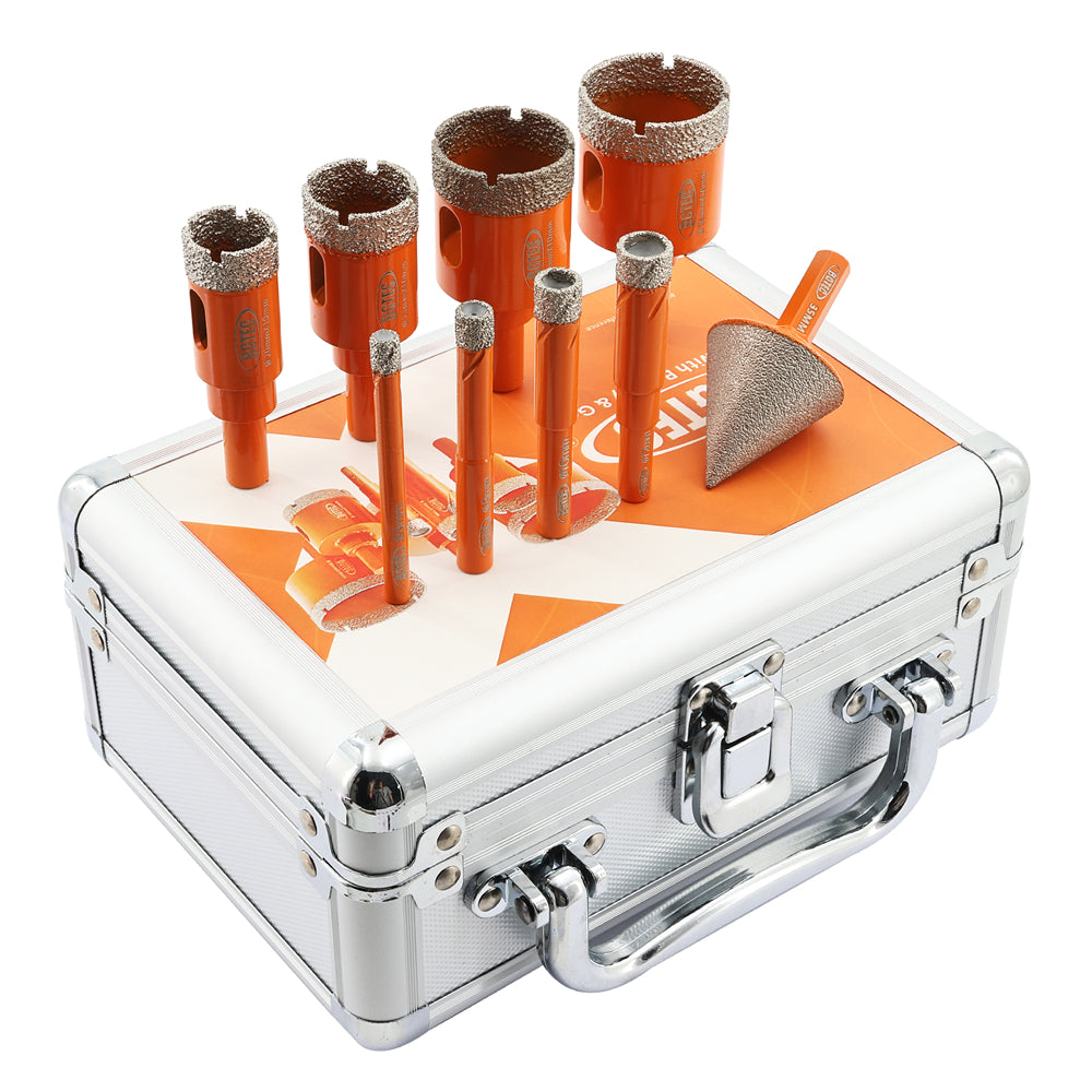 BGTEC Diamond Drill Bit 9pcs/set 6/8/10/12/20/25/32/35mm Core Bit+35mm ...
